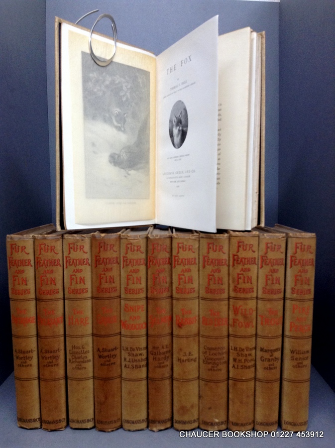 Fur Feather and Fin Series (12 Volume set, complete) The Salmon, The ...